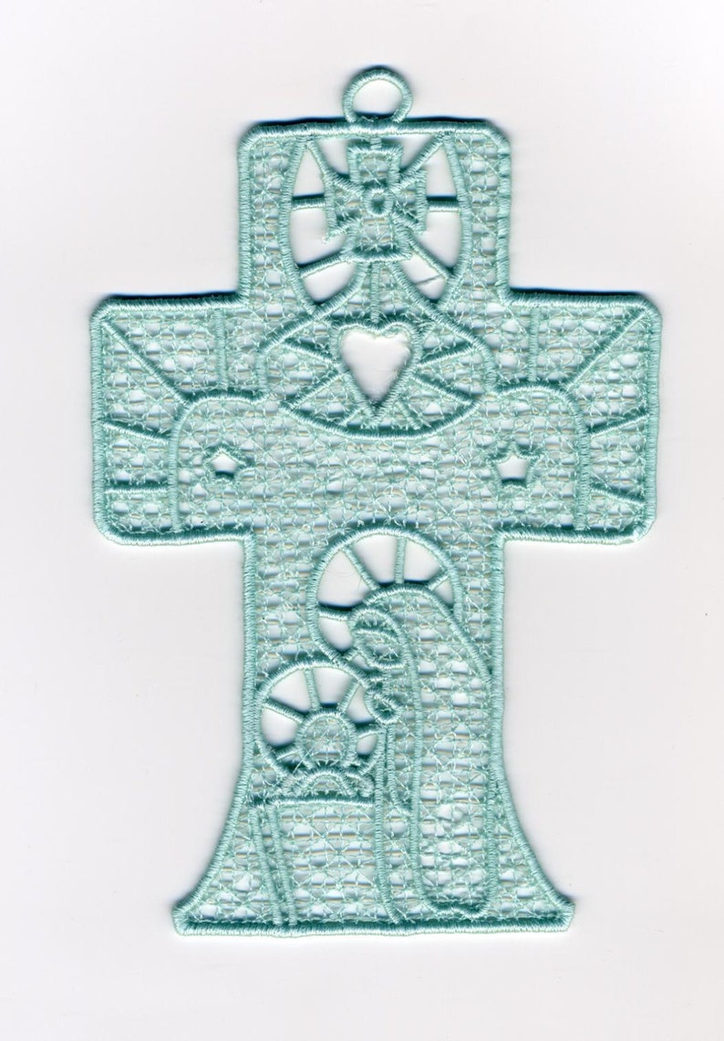 FSL Nativity Crosses Machine Embroidery Designs - Etsy