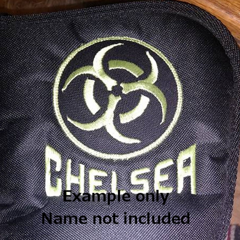 Bio Hazard Machine Embroidery Design - Etsy