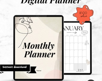 2024 Digital Planner for iPad - Goodnotes Compatible - Etsy