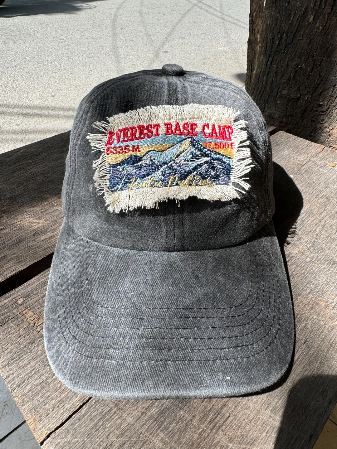 Everest Base Camp Cap: Embroidered Cotton Hat for Hikers - Etsy