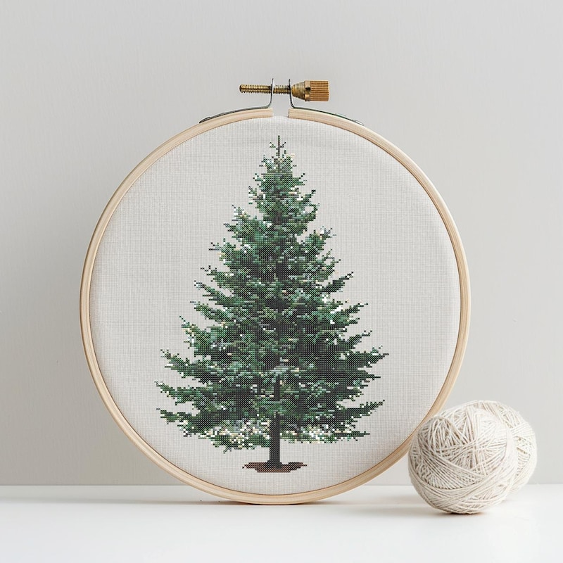 Tree Cross Stitch - Etsy