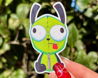 Invader Zim Gir Dog Vinyl Sticker - Etsy