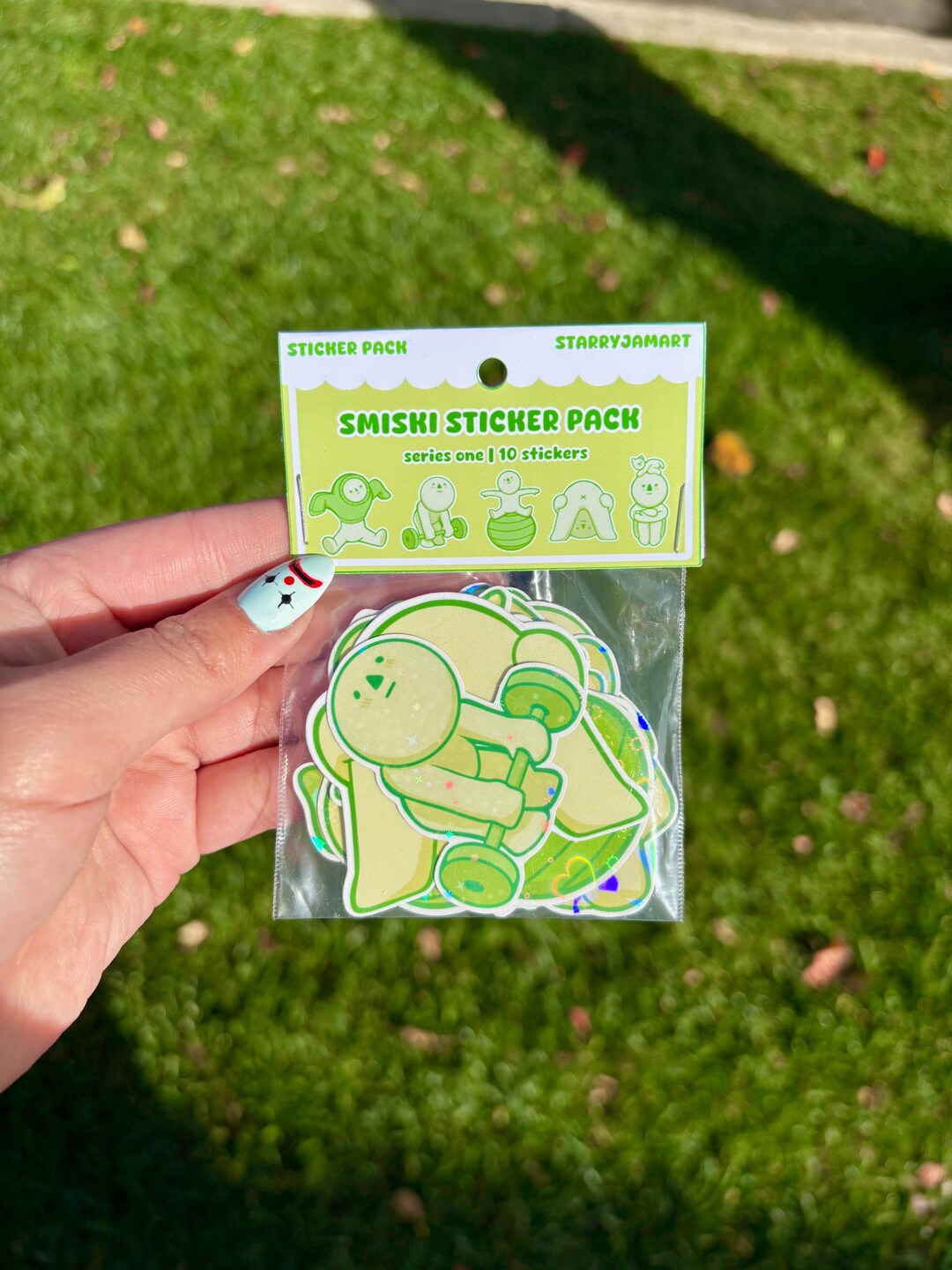 Smiski Series 1 Sticker Pack | 10 Holographic Stickers - Etsy