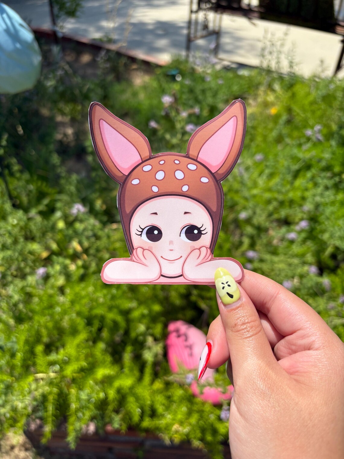 Sonny Angel Deer Peeker Sticker - Etsy