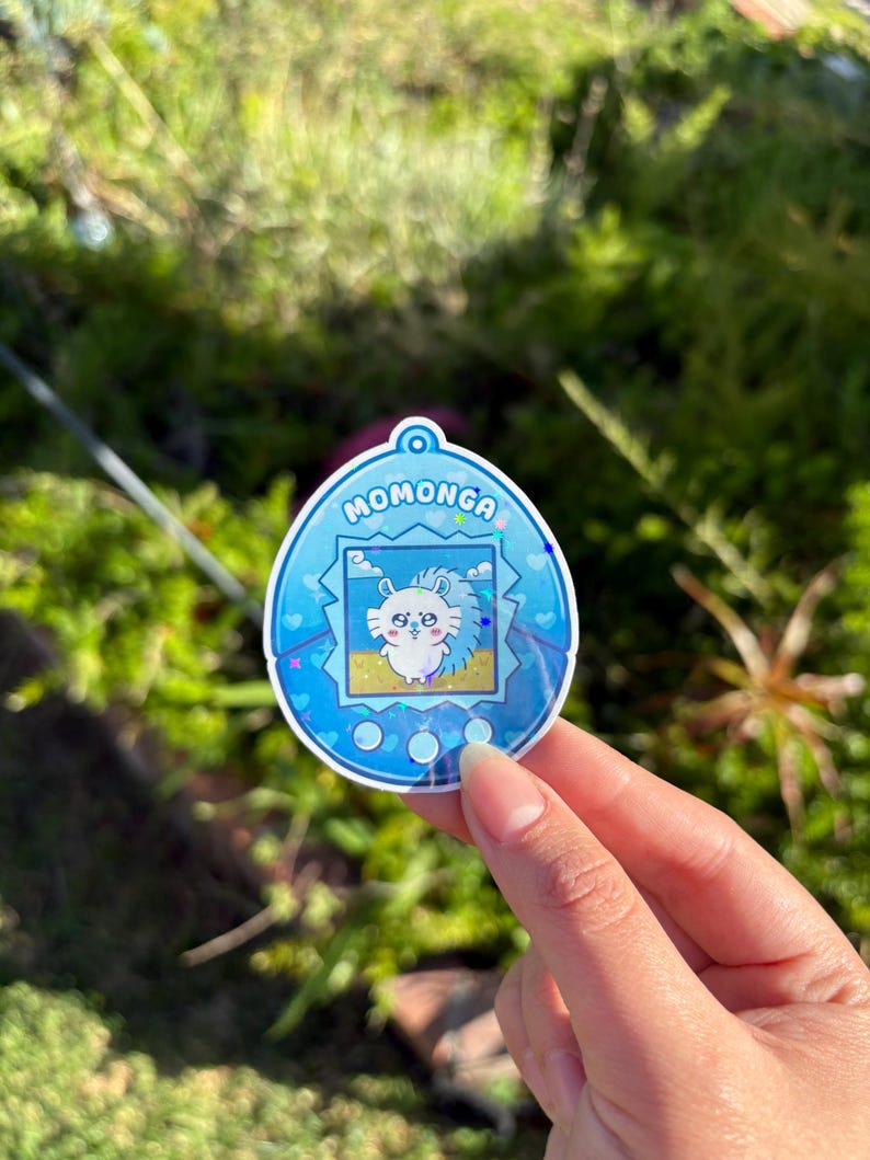 Chiikawa Momonga Tamagochi Sticker - Etsy