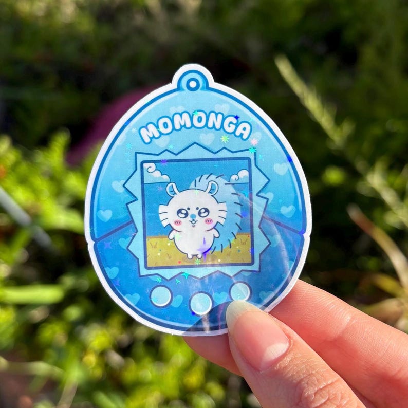 Chiikawa Momonga Tamagochi Sticker - Etsy