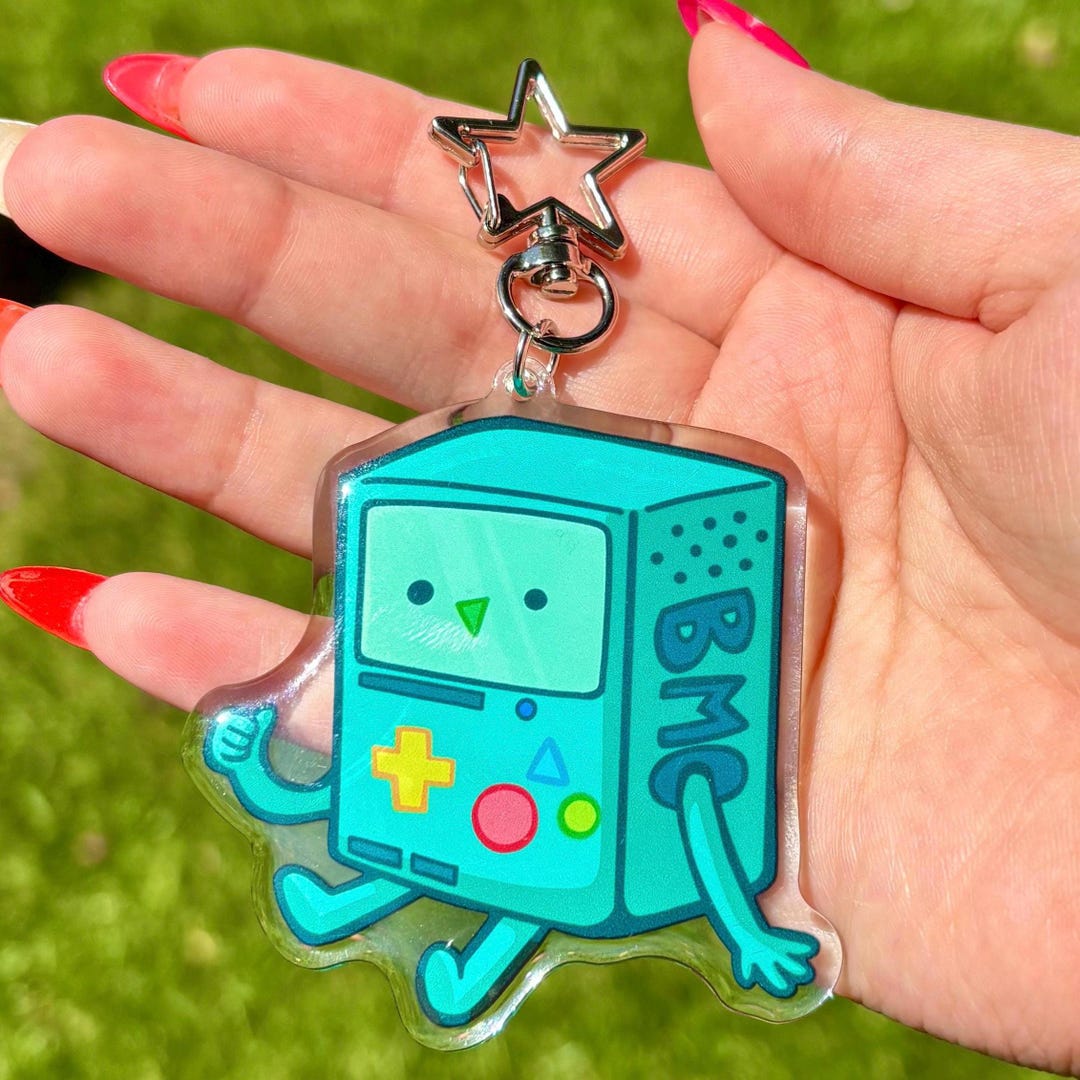 Adventure Time BMO Keychain - Etsy