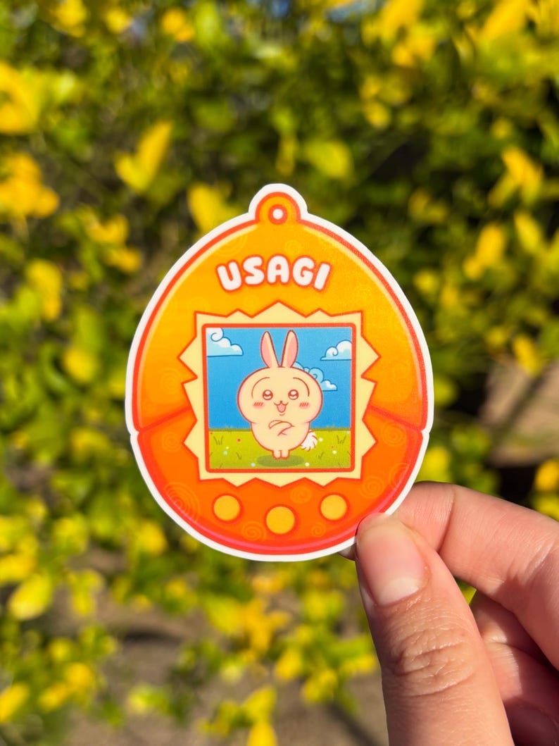 Chiikawa Usagi Tamagochi Sticker - Etsy