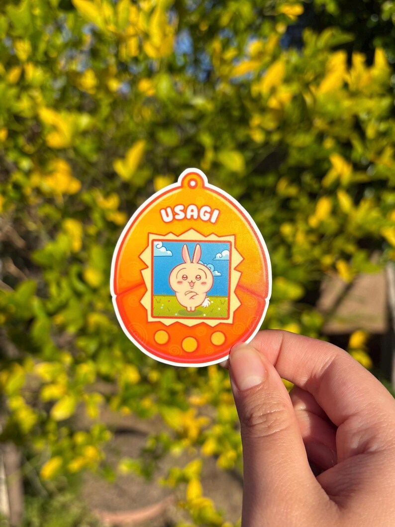 Chiikawa Usagi Tamagochi Sticker - Etsy