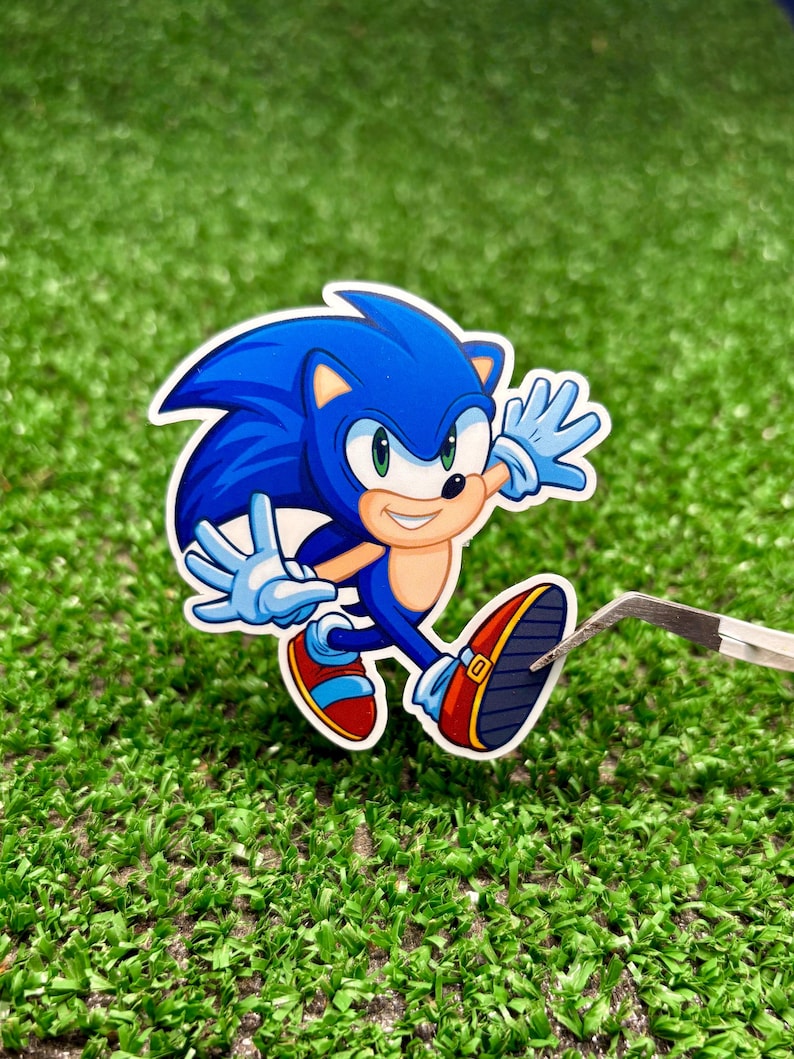Sonic the Hedgehog Sticker - Etsy