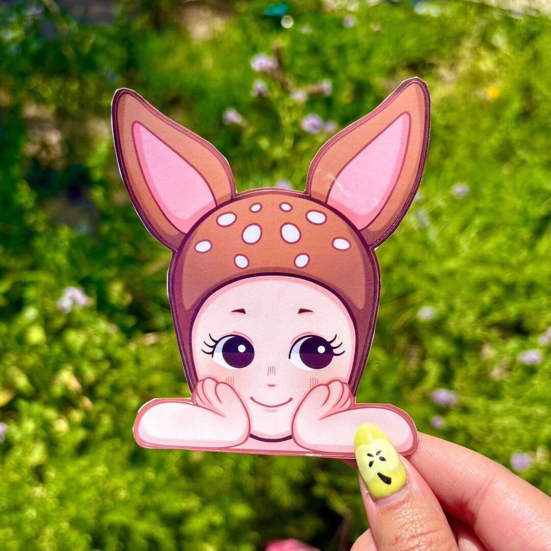 Sonny Angel Deer Peeker Sticker - Etsy
