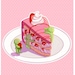 Smiski Strawberry Cake Print | 5x7 Art Print | Holographic and ...