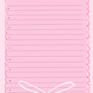 Coquette To-do List Printable Template - Etsy