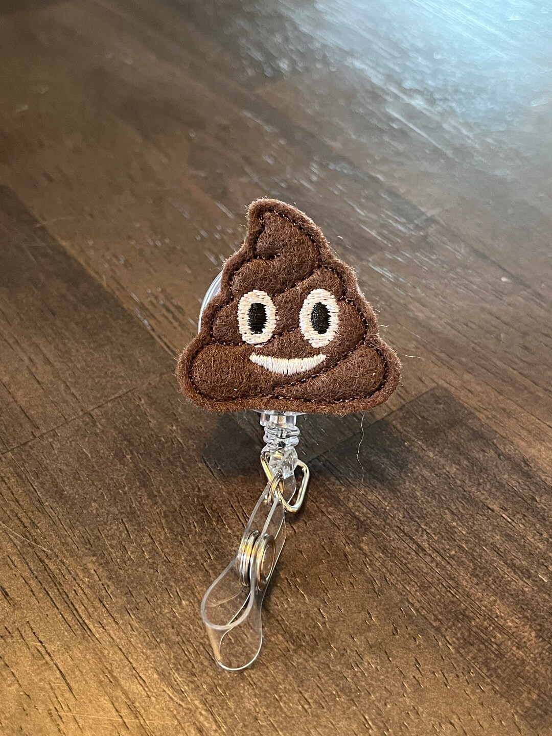 Badge Reel : Poop - Etsy