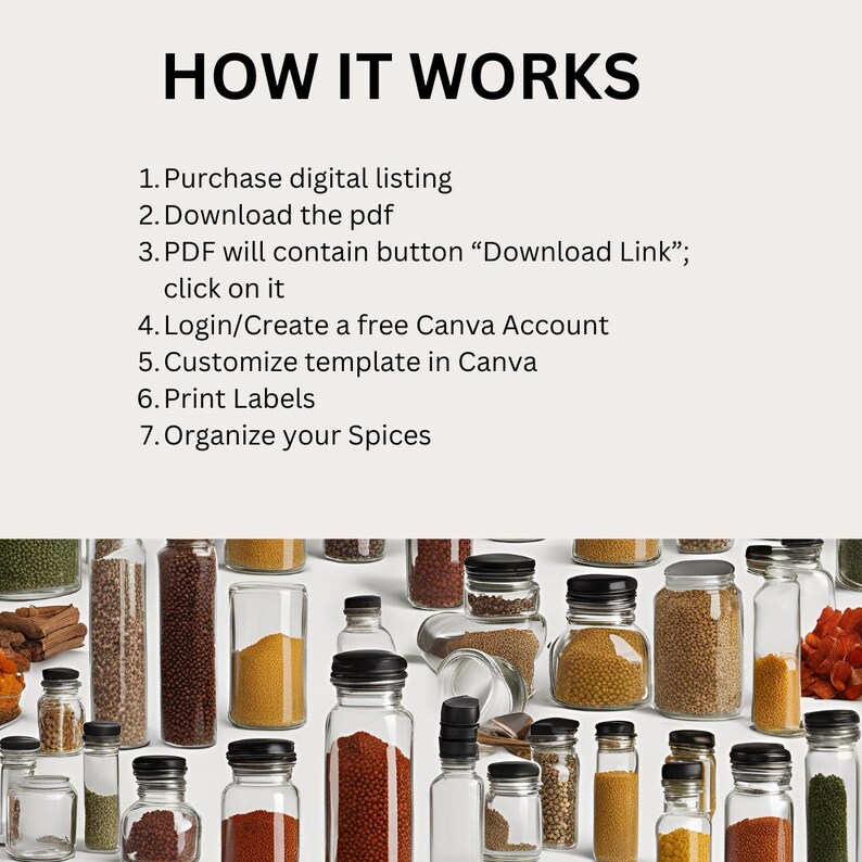 Editable 2'' Round White Label Template Minimalist Design Canva Digital ...