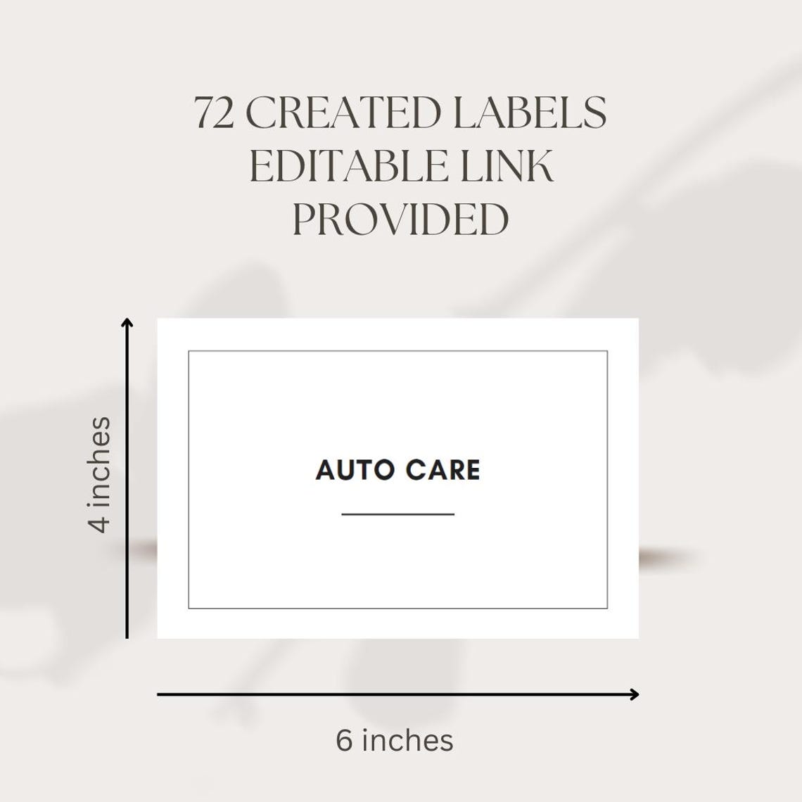 72 Minimalist 6x4 Storage & Garage Labels | Printable Organizational ...