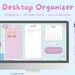 2024 Colourful Desktop Organizer Calendar, Monthly & Weekly Desktop ...