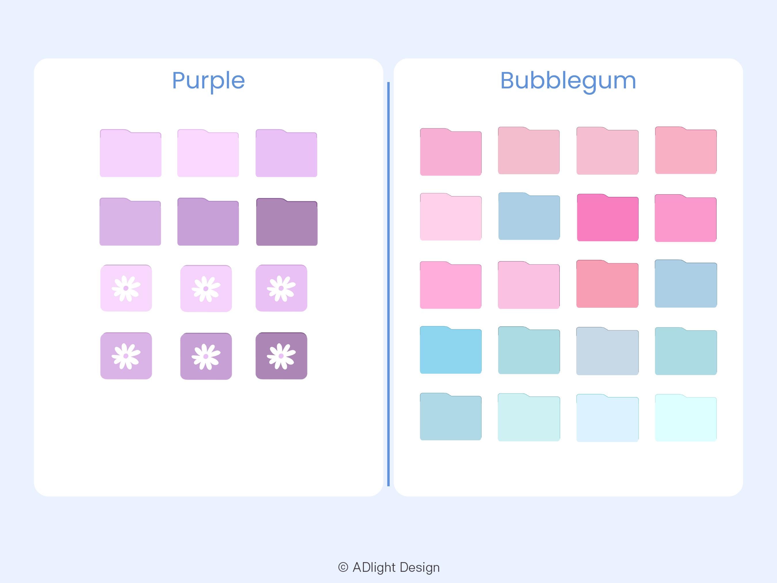 106 Folder Icons Bundle for Desktop Organizer, Computer Icons ...