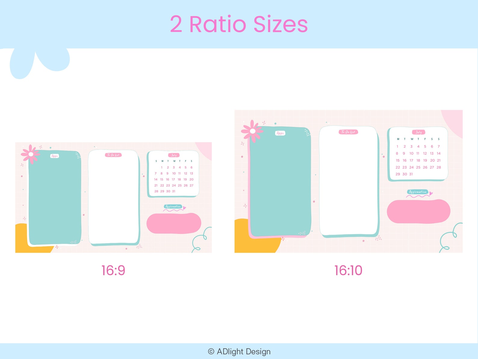 2024 Colourful Desktop Organizer Calendar, Monthly & Weekly Desktop ...