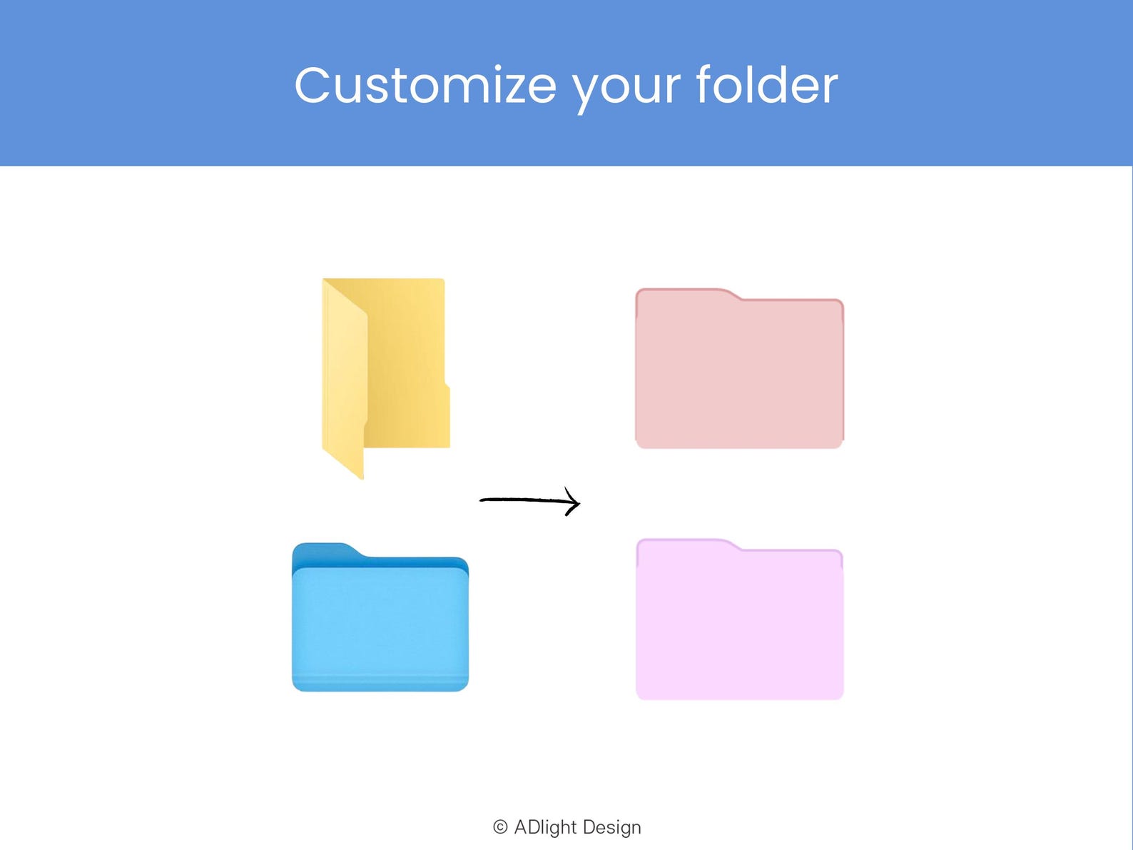 106 Folder Icons Bundle for Desktop Organizer, Computer Icons ...