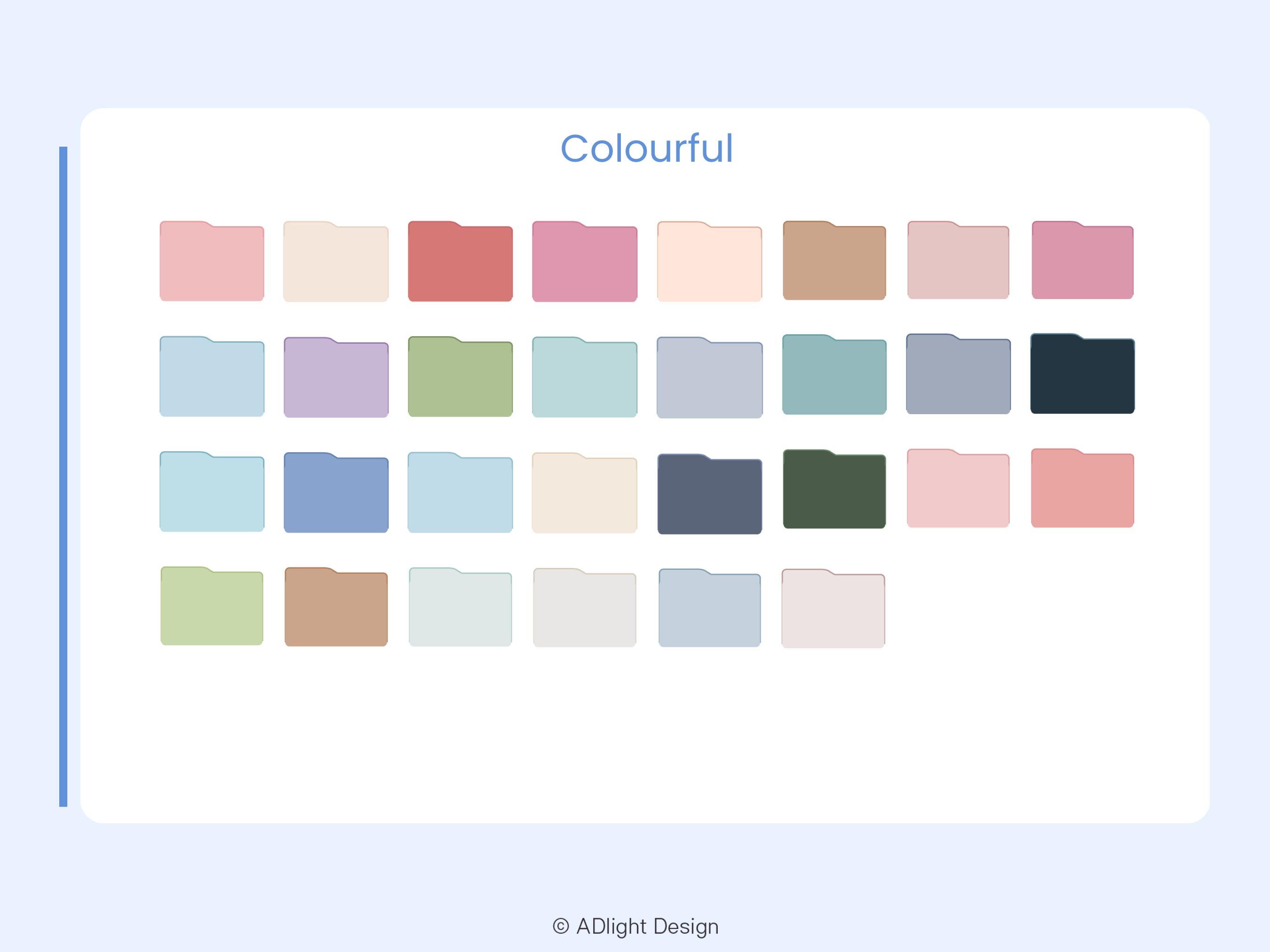 106 Folder Icons Bundle for Desktop Organizer, Computer Icons ...