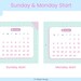2024 Colourful Desktop Organizer Calendar, Monthly & Weekly Desktop ...
