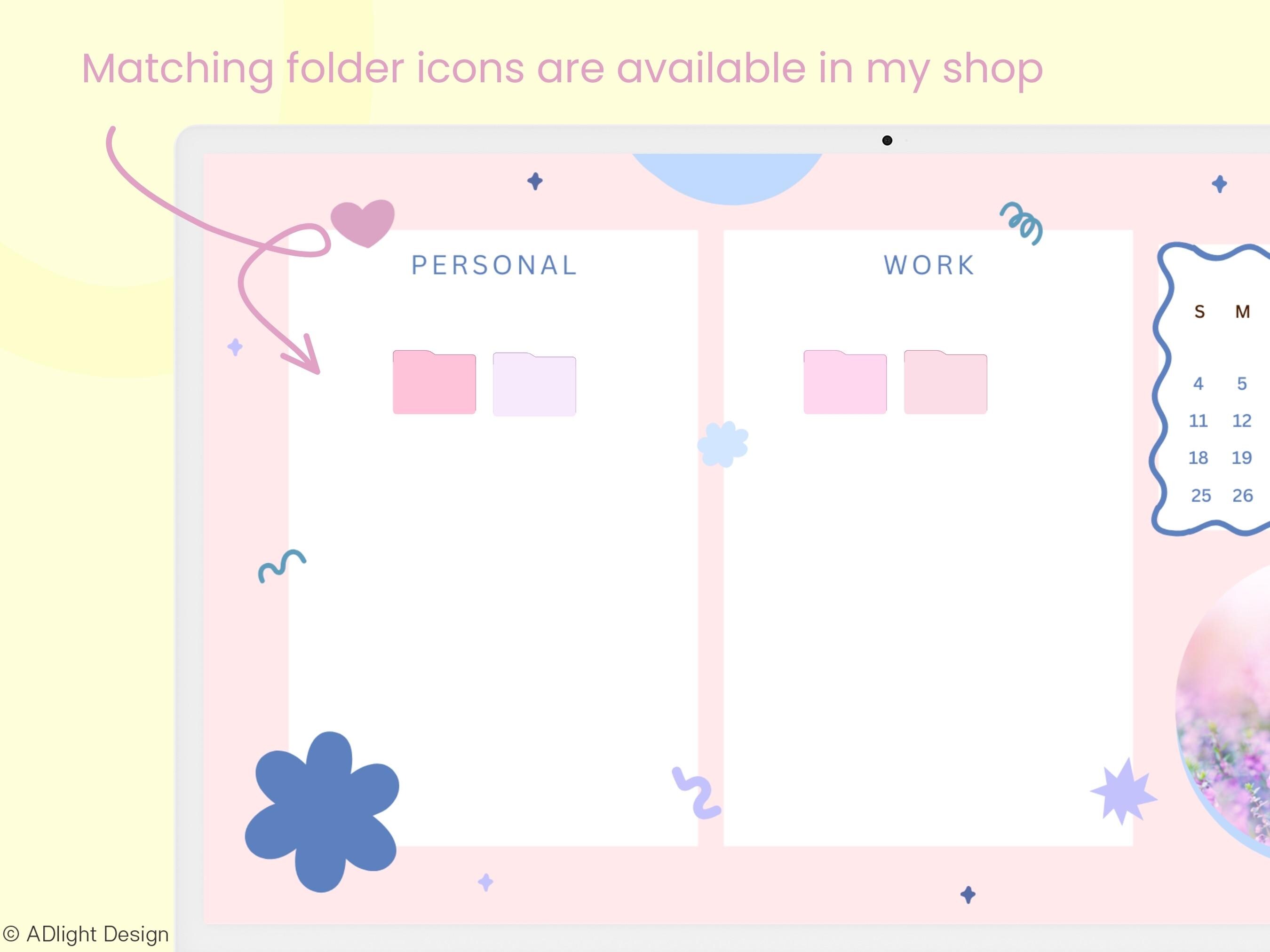 2025 Calendar Desktop Organizer With Bonus 2 Wallpapers,digital Art ...