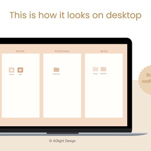 Brown Folder Icons for Mac & PC: Desktop Organizer (digital Download ...