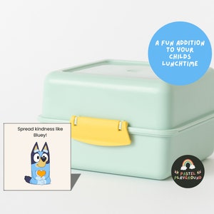 Bluey Lunchbox Notes for Kids Back to School Printable Lunch Notes ...