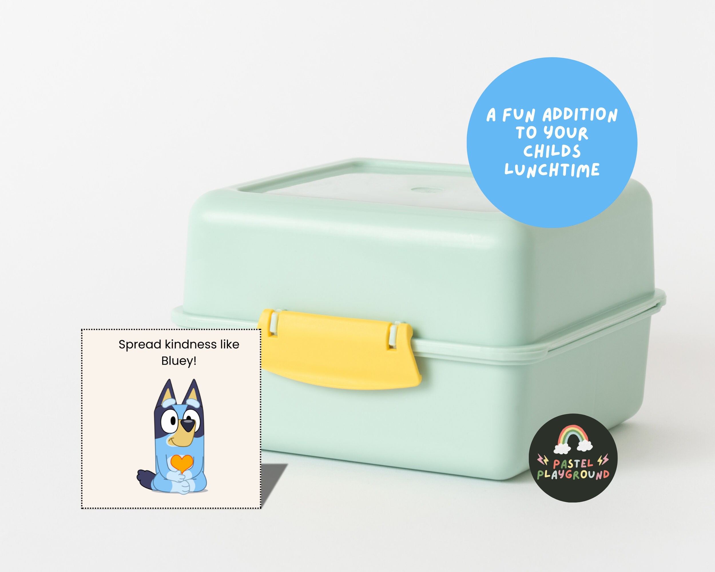 Notas de la lonchera Bluey para niños Notas de almuerzo imprimibles ...