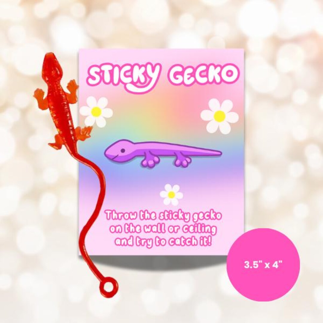 Bluey Birthday Sticky Gecko Party Favor for Kids' Parties and ...