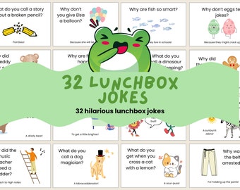 Lunchbox Jokes Printable, Lunch Box Notes, Puns for Kids, Lunchbox ...