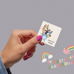 Bluey Lunchbox Notes for Kids Back to School Printable Lunch Notes ...