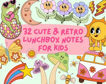 Lunch Box Notes Printable, Lunch Notes for Kids, Cute Lunchbox Notes ...