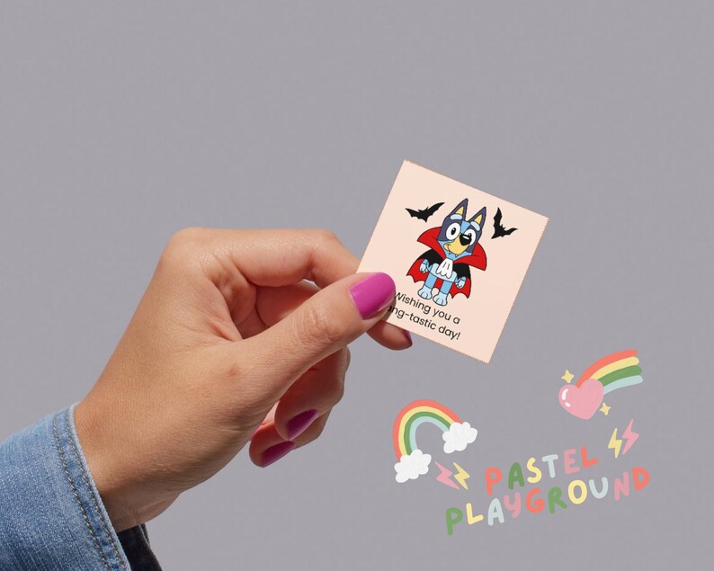 Bluey Halloween Lunchbox Notes for Kids Back to School Printable Lunch ...