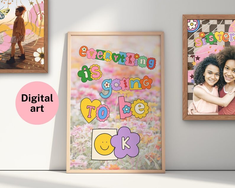 Pastel Positive Affirmations Poster for Teen Room Decor, Printable ...