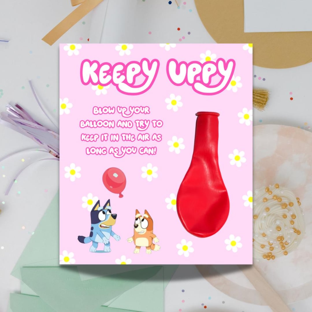 Bluey Birthday Keepy Uppy Party Favor for Kids' Parties and ...