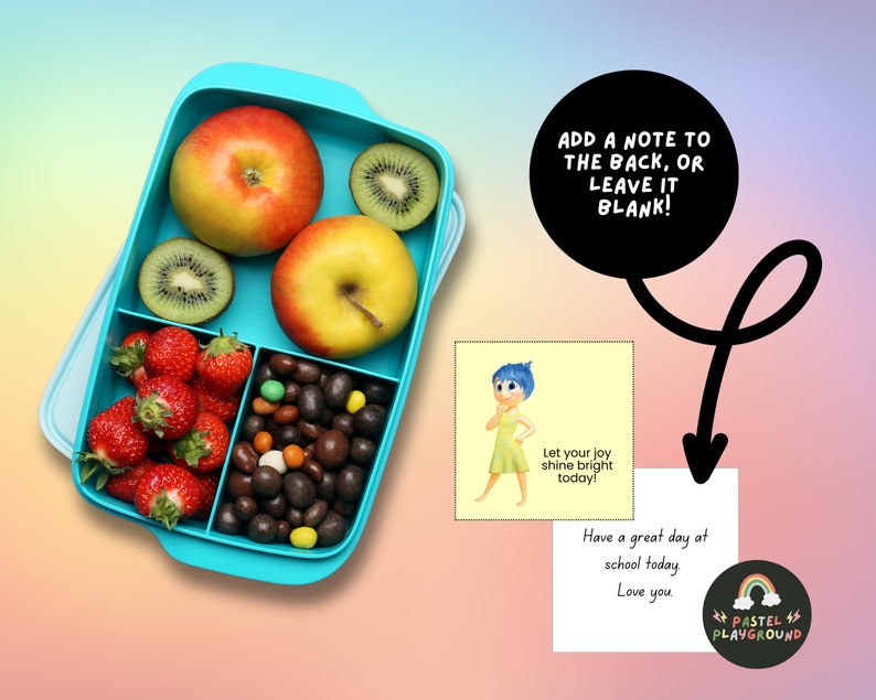 Printable Inside Out 2 Lunchbox Notes for Kids Back to School ...