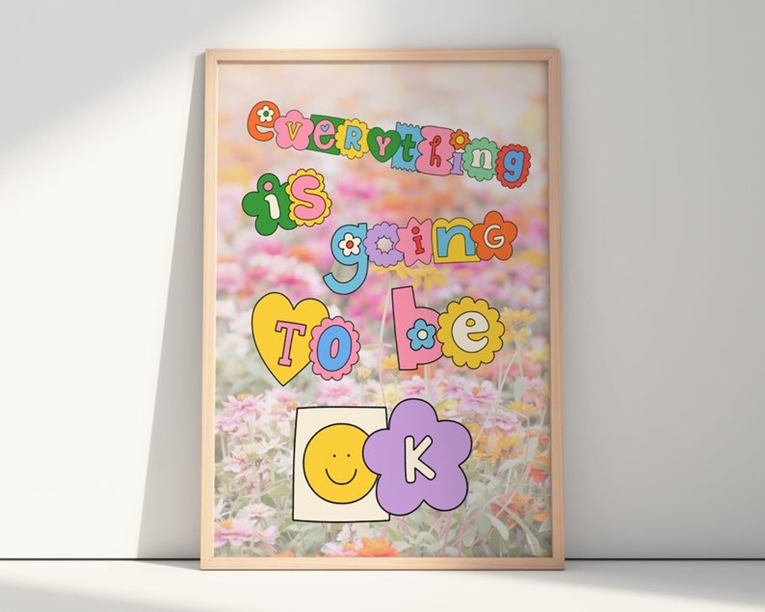 Pastel Positive Affirmations Poster for Teen Room Decor, Printable ...