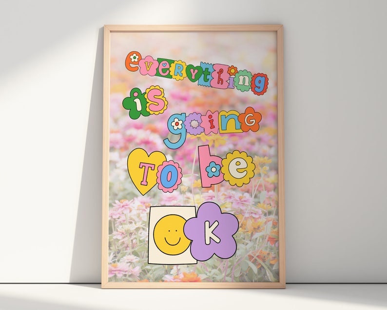 Pastel Positive Affirmations Poster for Teen Room Decor, Printable ...
