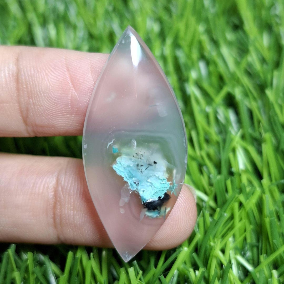 Aquadite - Chrysocolla Confetti Floating Blue Native Copper || Size ...