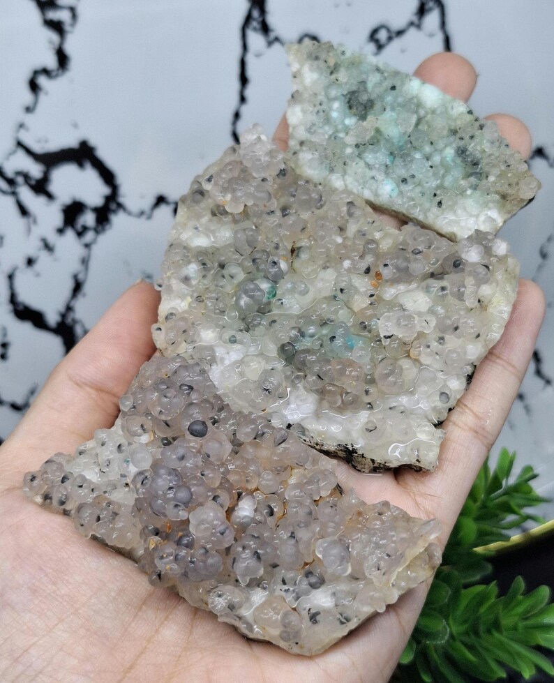 SLAB - RAW Chrysocolla Crystal Botryoidal || Specimen Botryoidal ...