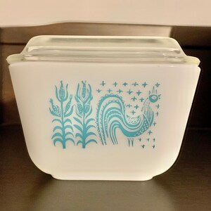 Pristine Hard to Find Vintage Pyrex Amish Butterprint Fridgie 501 With ...