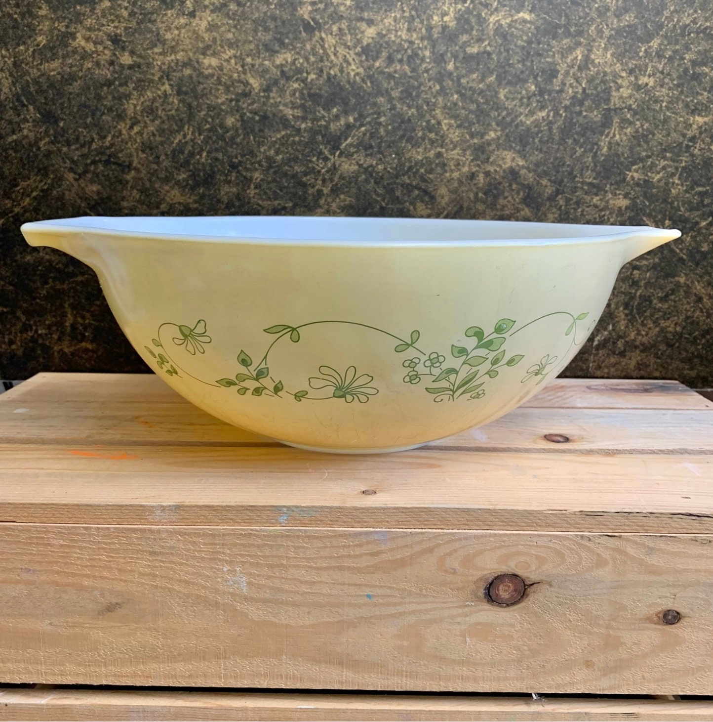 Vintage Pyrex Cinderella Nesting Bowls Shenandoah #443 & #444 Largest ...