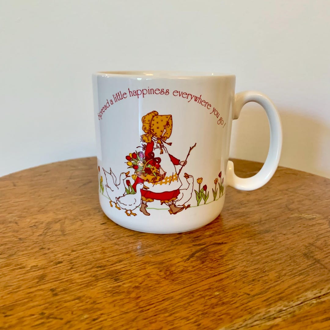 Vintage Holly Hobbie “spread a Little Happiness Everywhere You Go” Mug ...