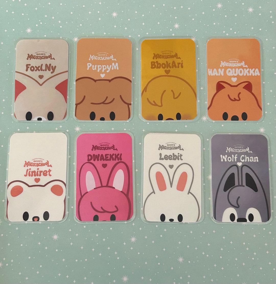 Stray Kids Skzoo,fan Made Photocards - Etsy