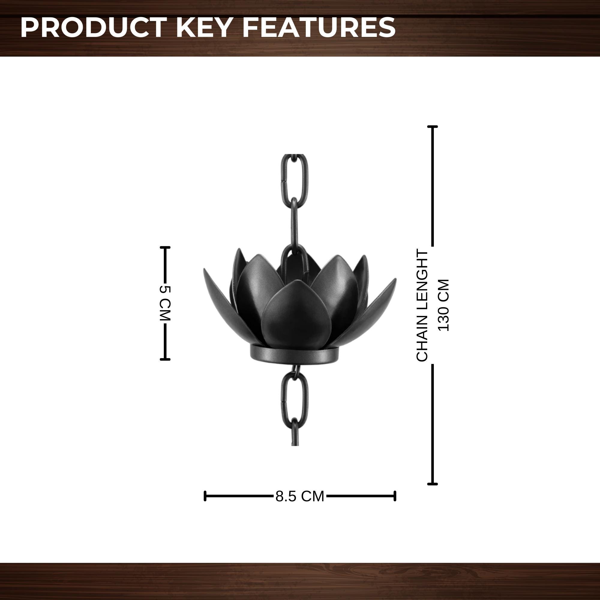 Rain Garden Chain, Metal Garden Chain, Metal Art, Yard Decoration ...