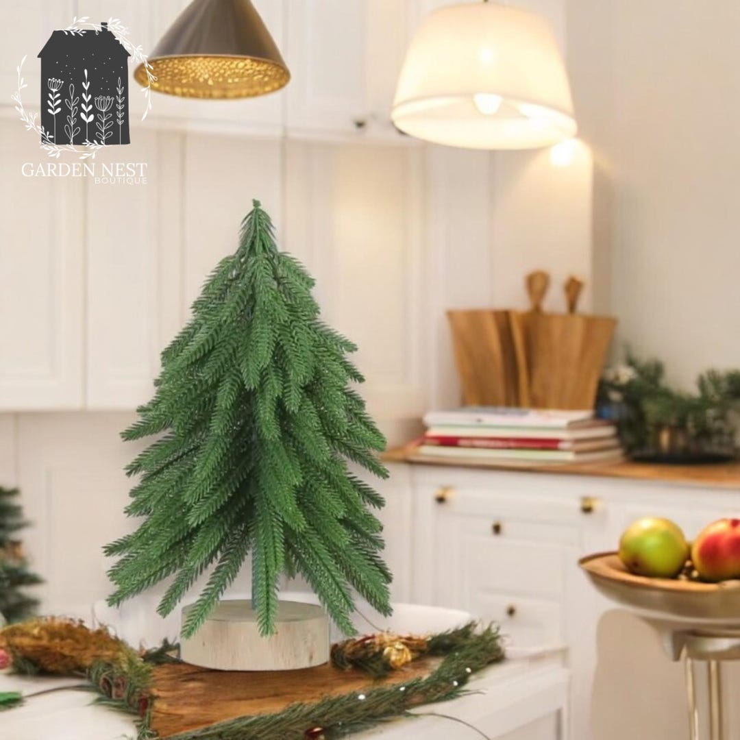 Mini Christmas Tree, Portable Pine Tree, House Christmas Decor ...
