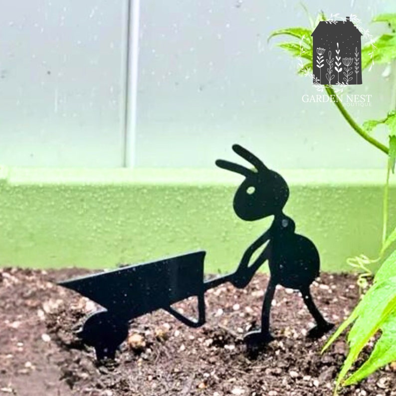 Ant Garden Stakes, Metal Garden Stakes, Metal Art, Yard Decoration ...