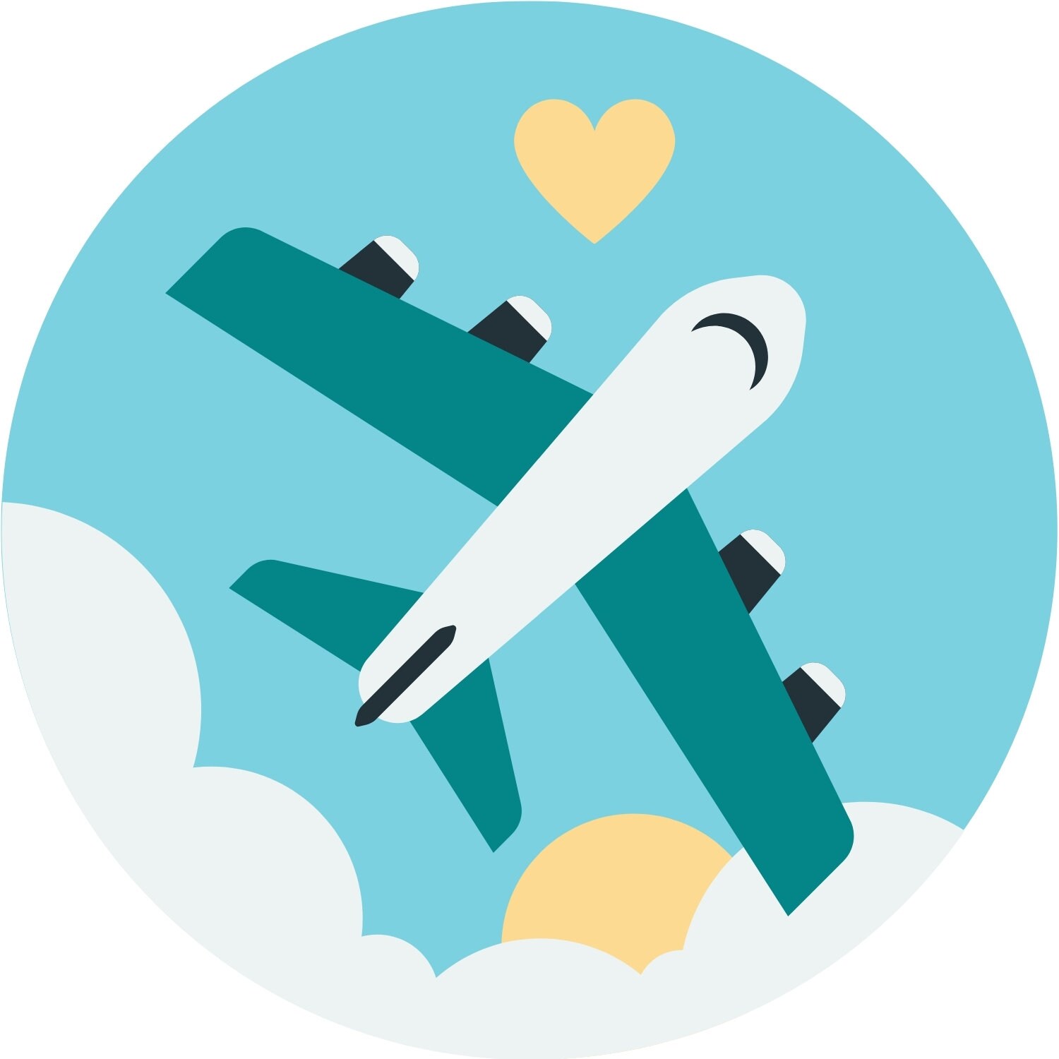 DIGITAL PRINT: STICKER Airplane inspired by the Book to the Other Side ...